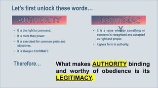 Module 2 - Political Organization and Authority and Legitimacy.pptx