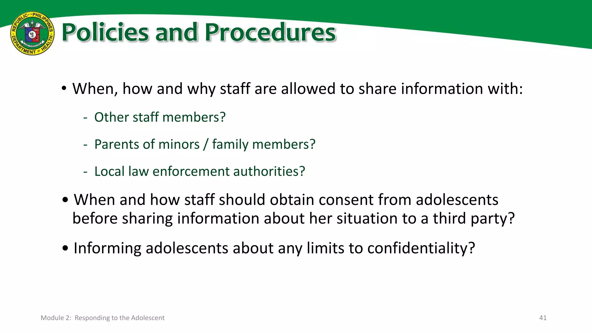 Module 2-Responding to the Adolescent.pptx