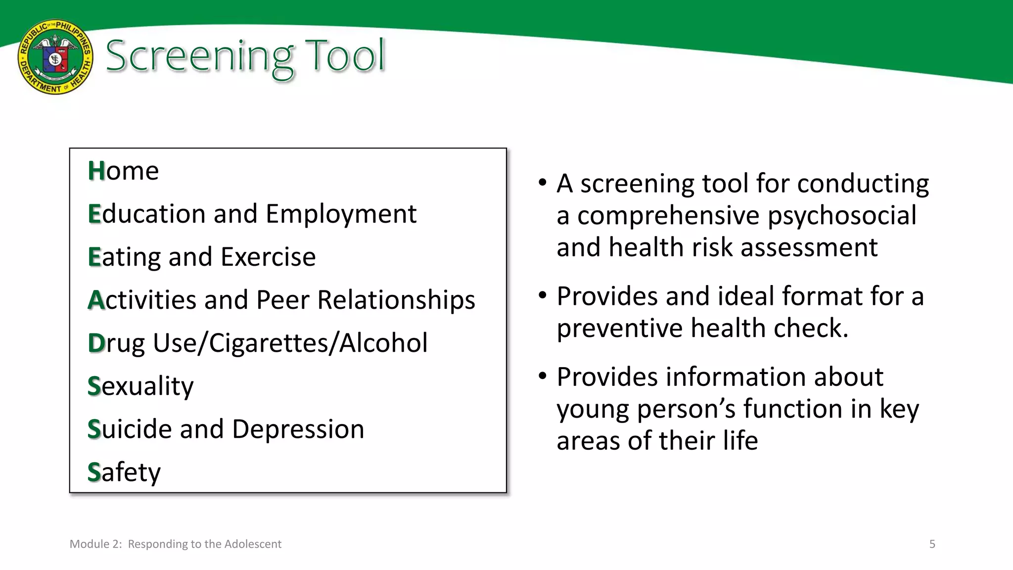 Module 2-Responding to the Adolescent.pptx