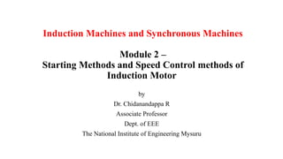 Module2-Starting methods of Induction motor.pptx
