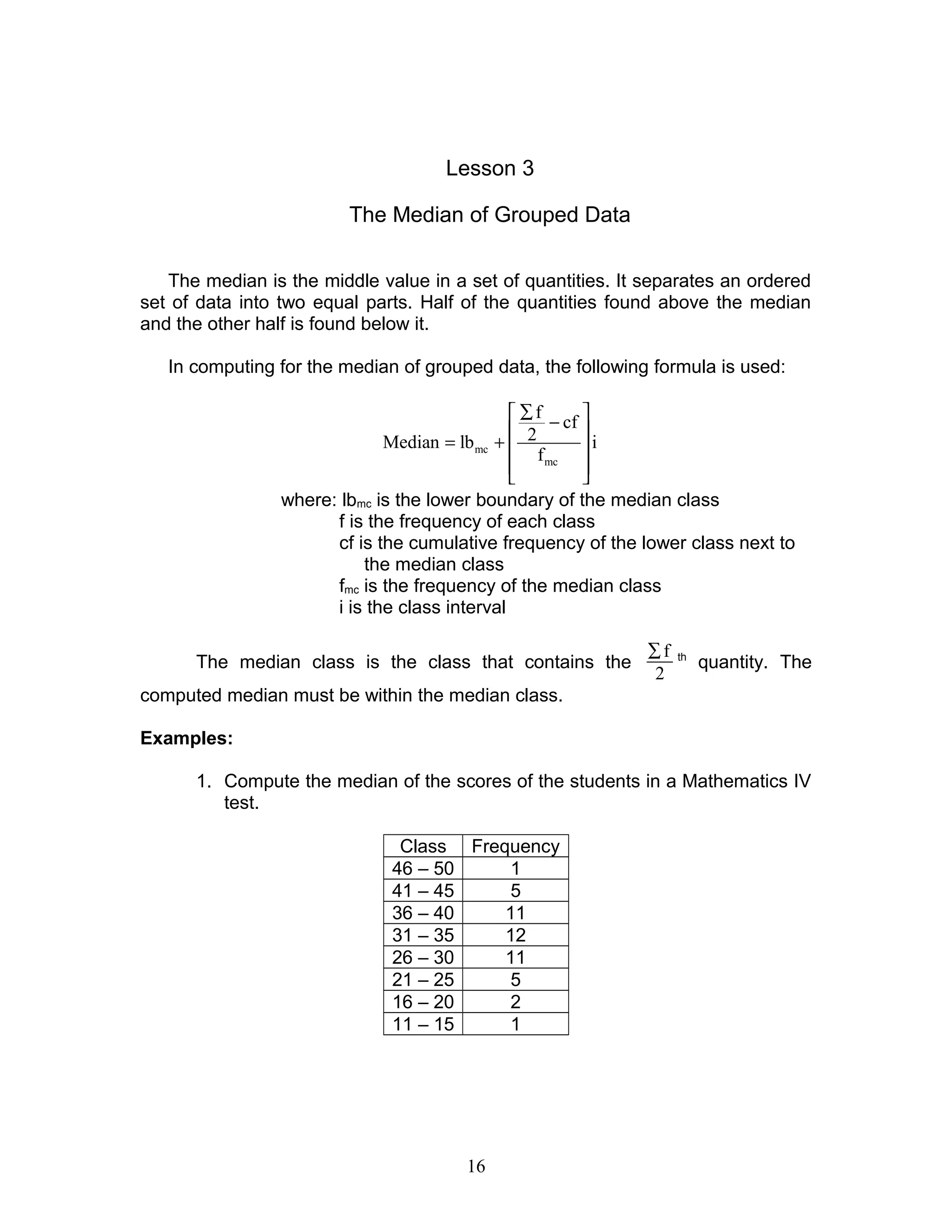 Module 2 statistics | DOC