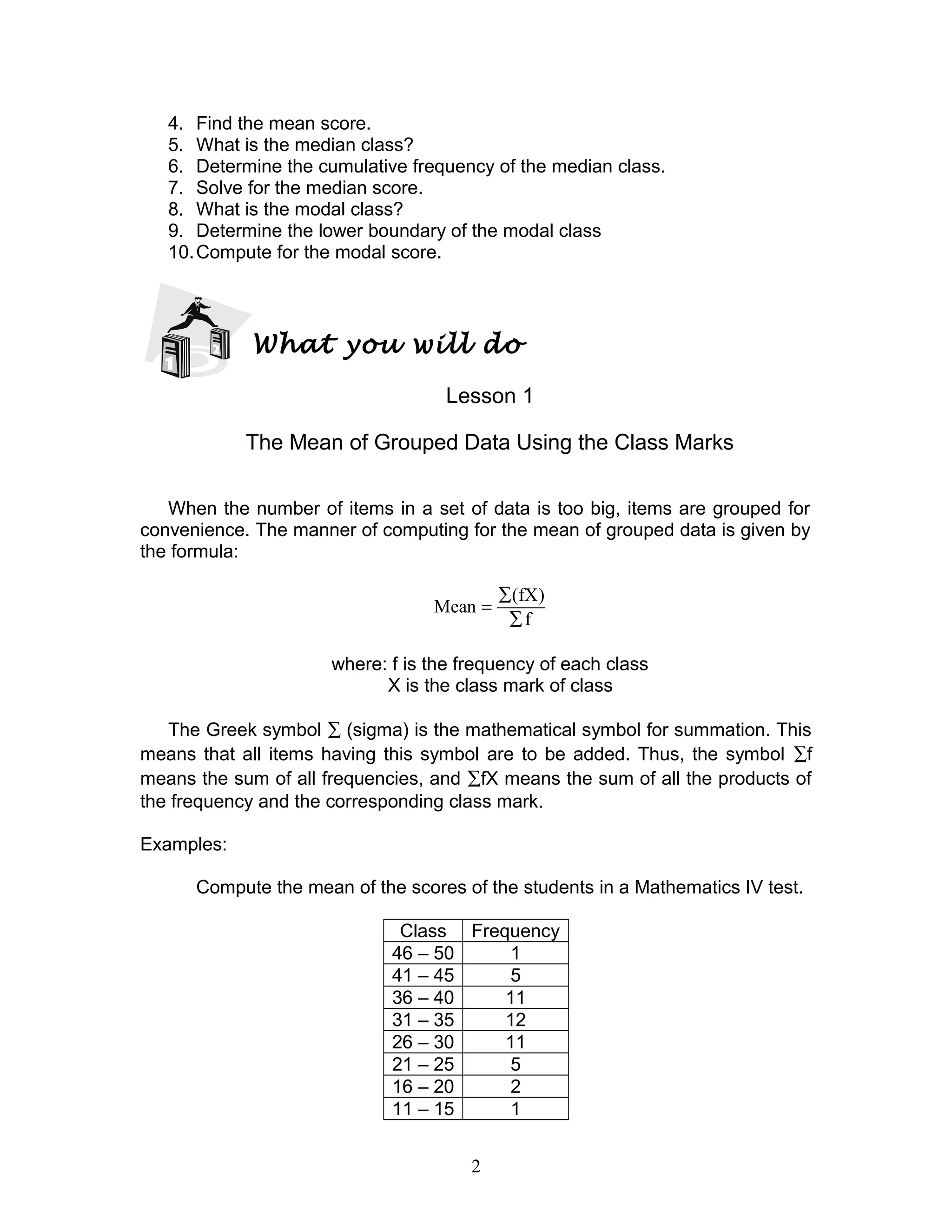 Module 2 statistics | DOC