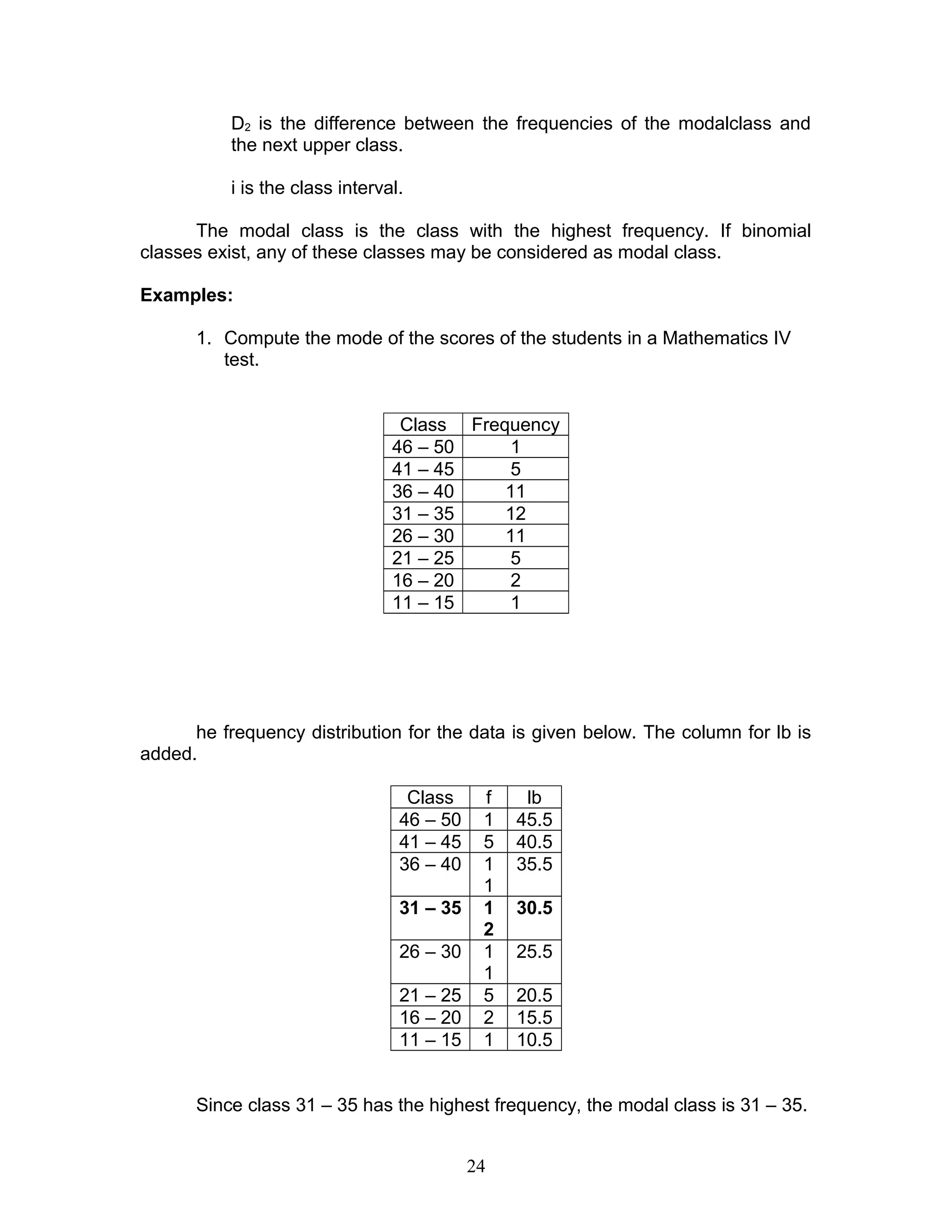 Module 2 statistics | DOC