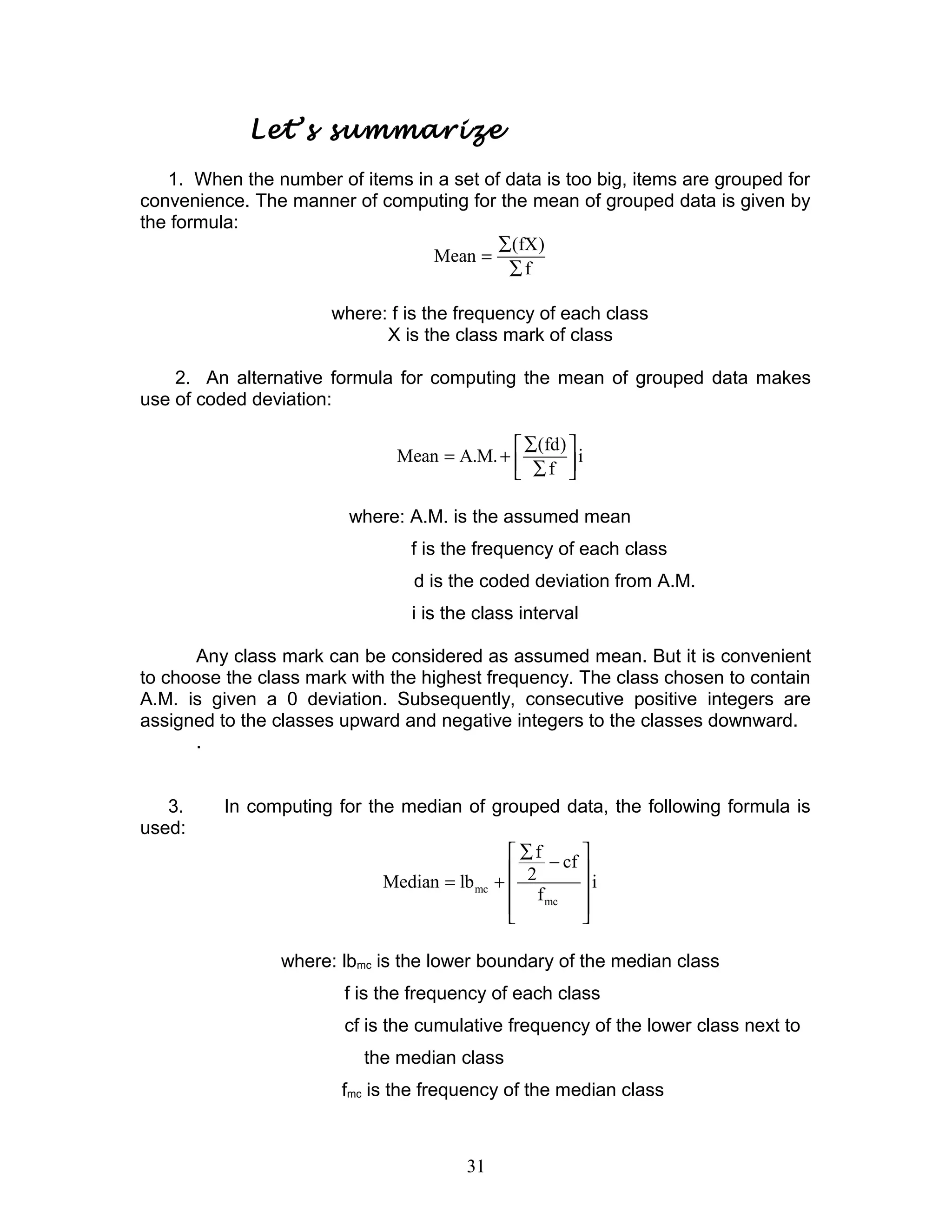 Module 2 statistics | DOC