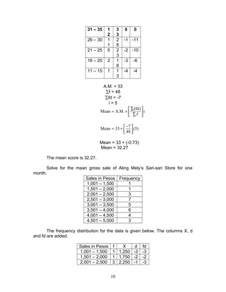Module 2 statistics | DOC