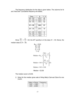 Module 2 statistics | DOC