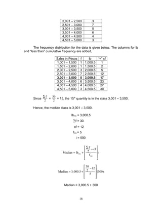 Module 2 statistics | DOC