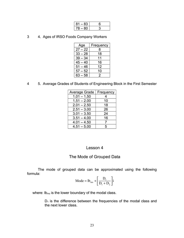 Module 2 statistics | DOC