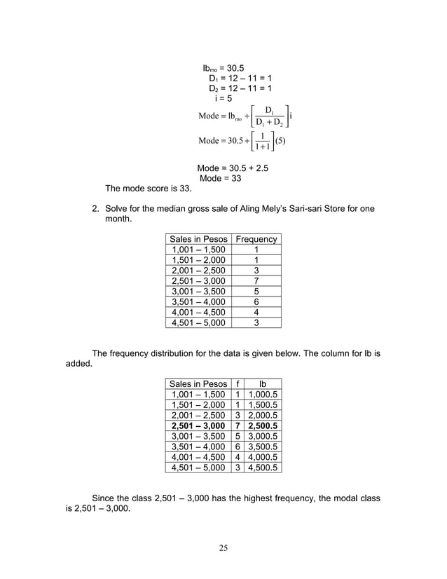 Module 2 statistics | DOC