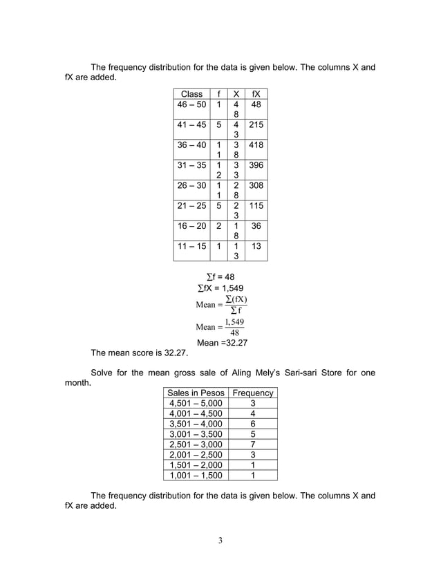Module 2 statistics | DOC