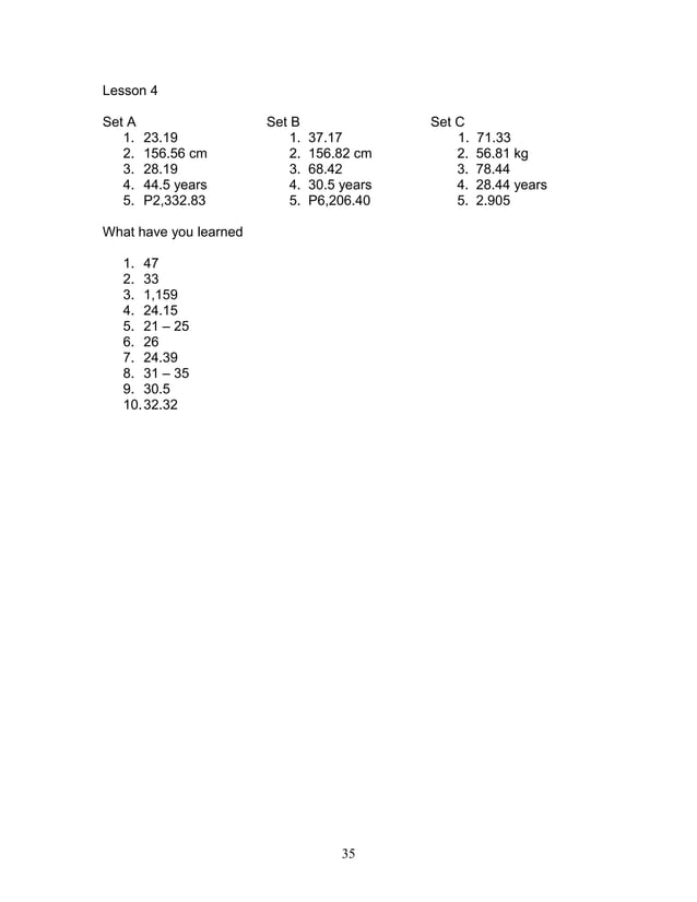 Module 2 statistics | DOC