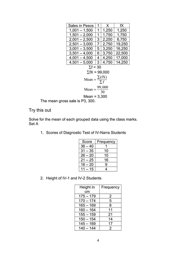 Module 2 statistics | DOC