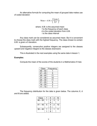 Module 2 statistics | DOC