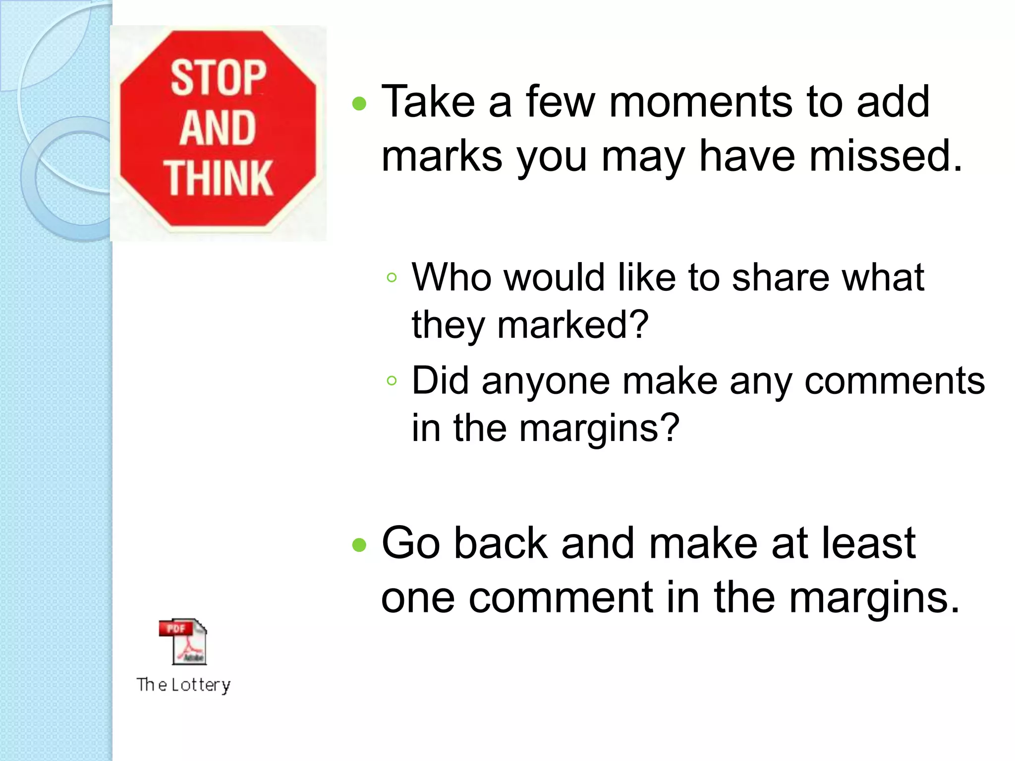 Annotating Text: A Powerful Reading Tool | PPTX