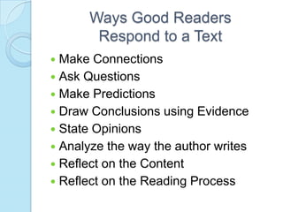 Annotating Text: A Powerful Reading Tool | PPTX