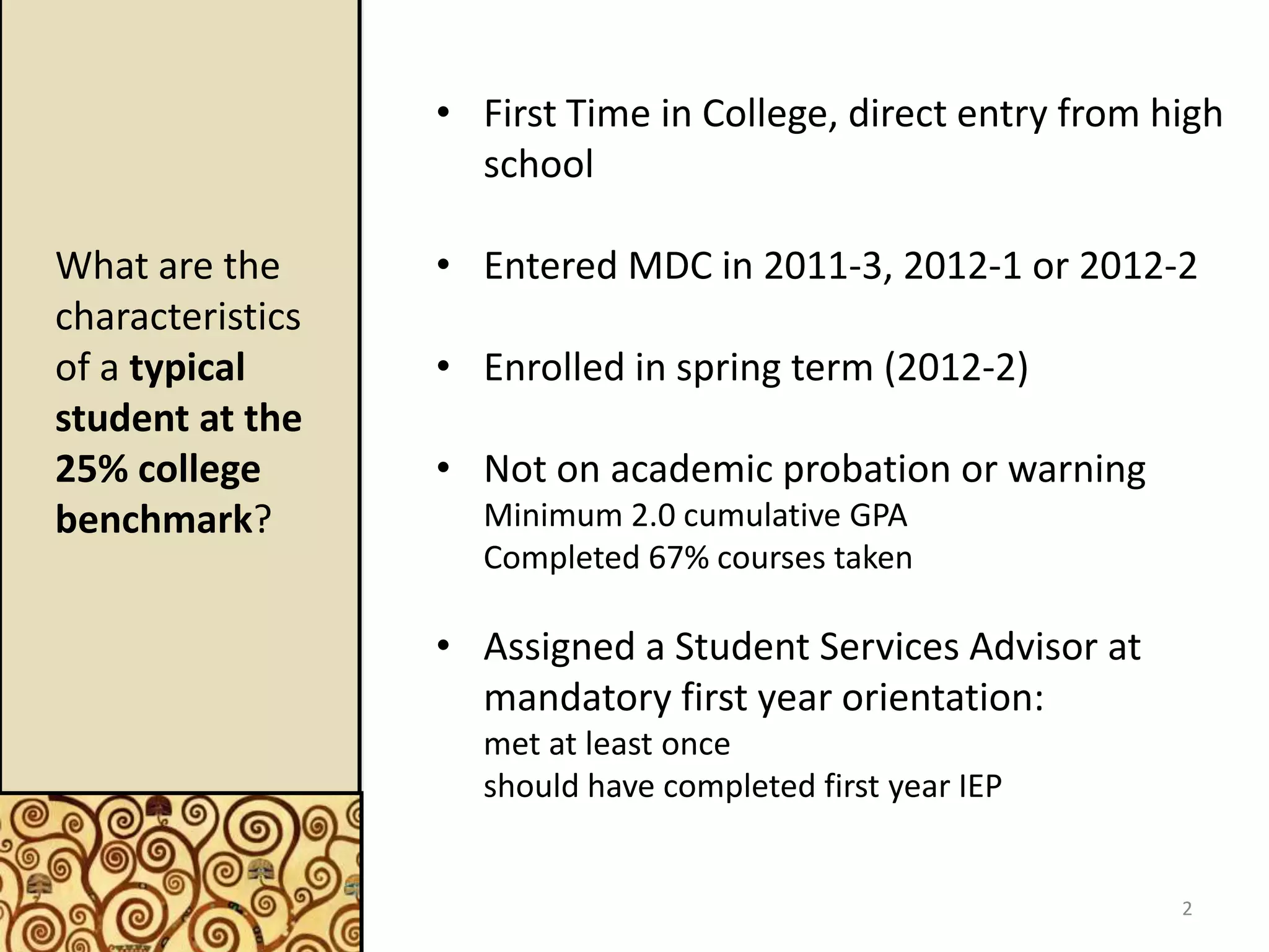Module 2 Student Progress - 25% Benchmark | PPTX | College Education ...