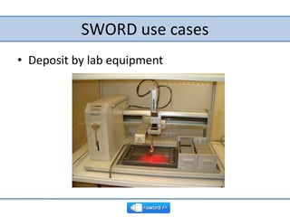 Module 2 - SWORD Use Cases | PPTX