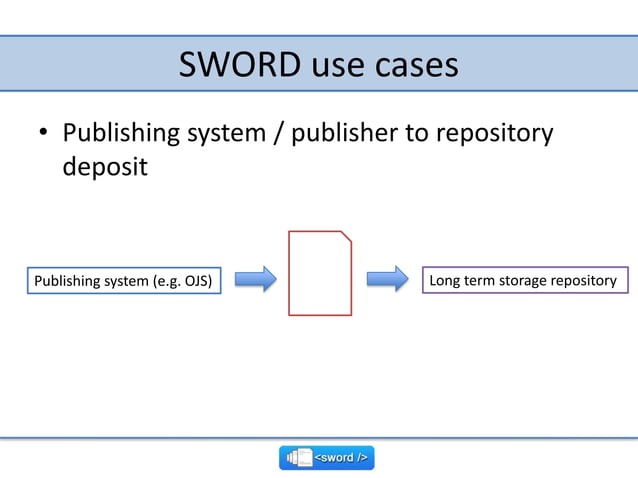 Module 2 - SWORD Use Cases | PPT