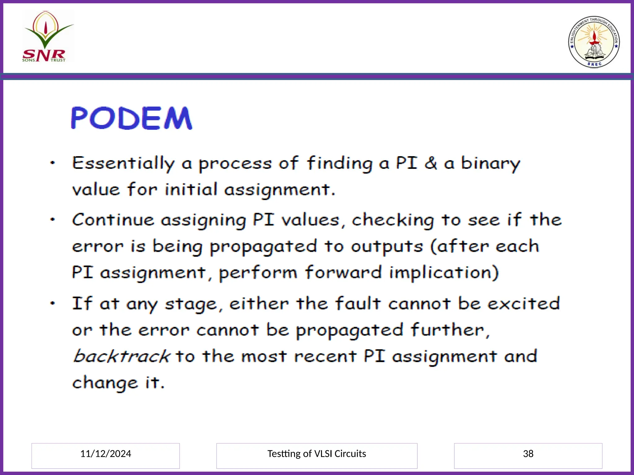 Module 2 Test Generation Vlsi Design Pptx