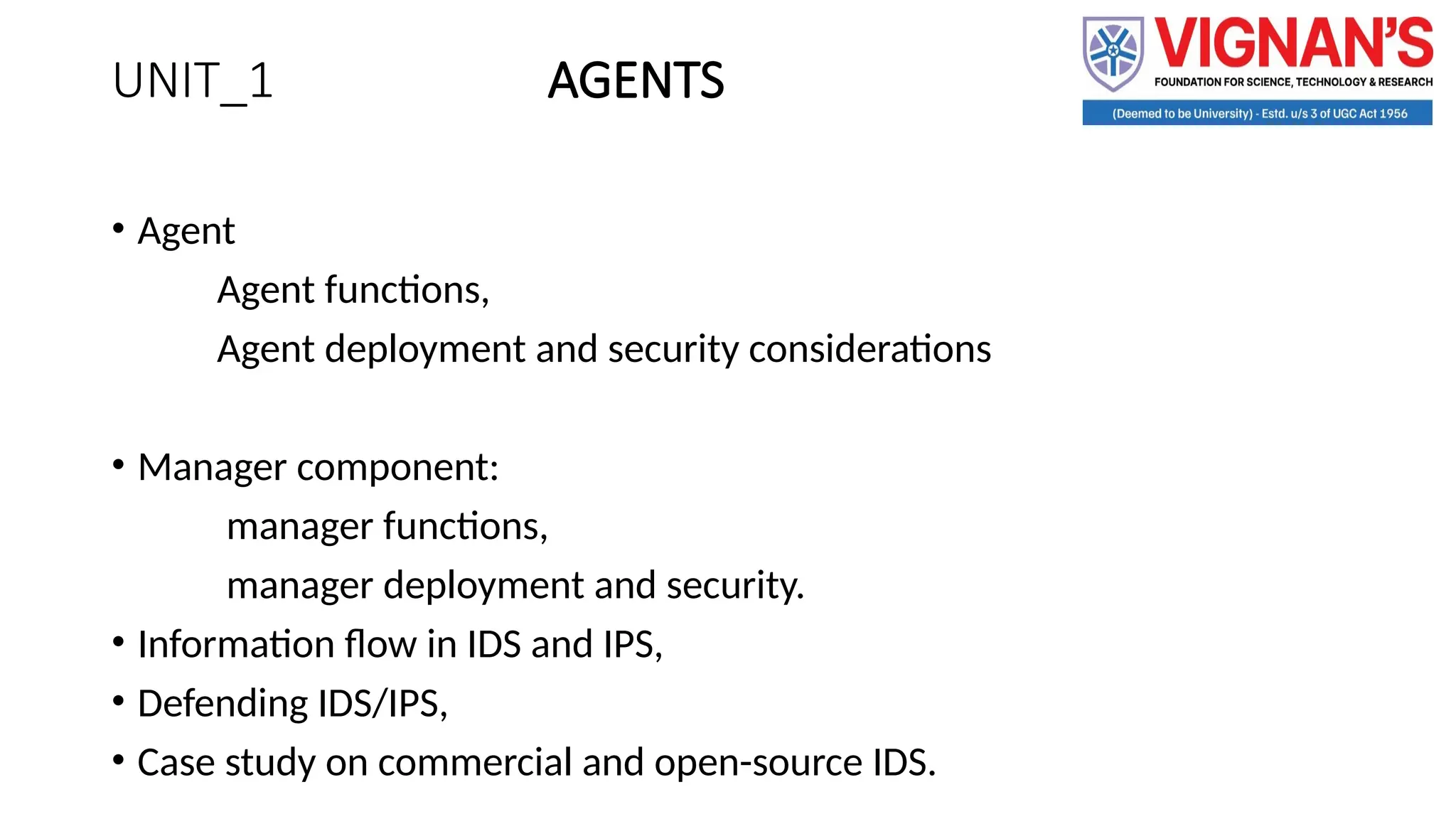 MODULE 2-UNIT_1 Agents.pptx MODULE 2-UNIT_1 Agents.pptx