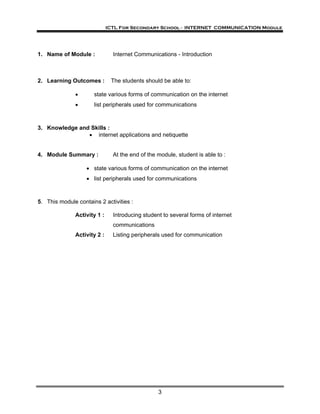 Module Internet Communication | PDF