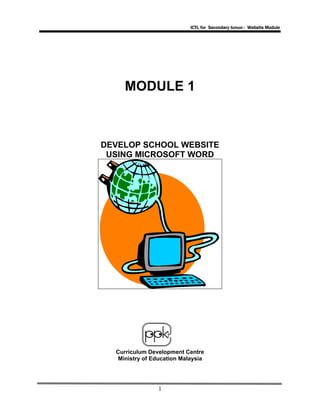 Module Creating Website | PDF