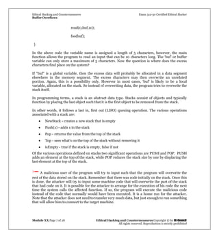 Module 20 (buffer overflows) | PDF | Programming Languages | Computing