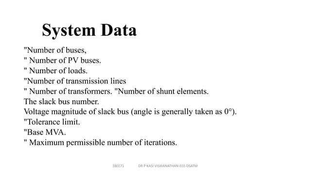module 2_1.pdf load flow analysis ,PSA-2 | PPT