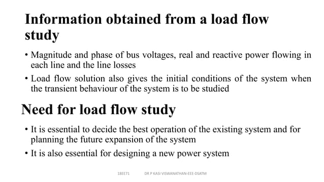 module 2_1.pdf load flow analysis ,PSA-2 | PPT