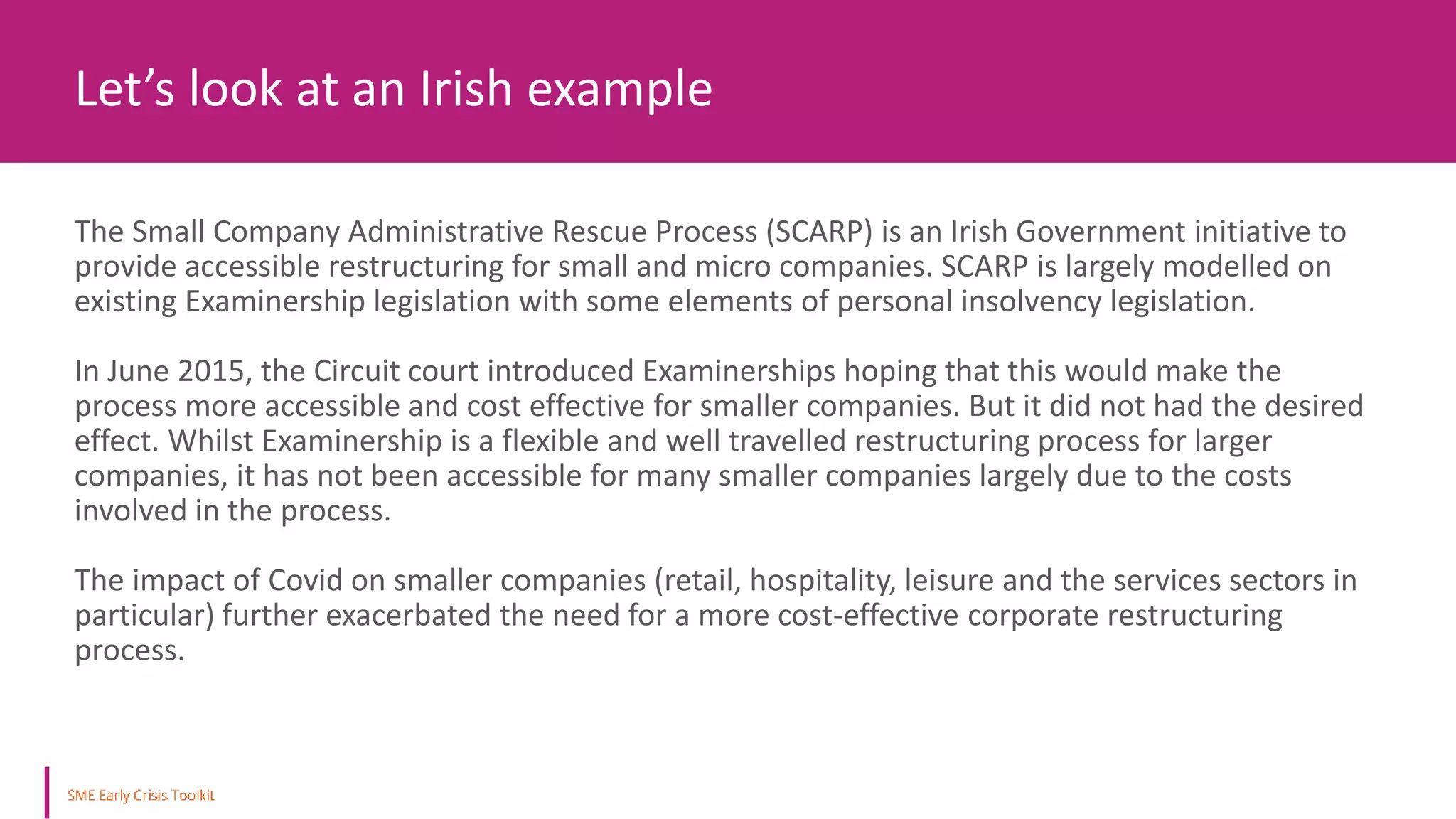 Module 21 - Insolvency as a restructuring approach.pptx