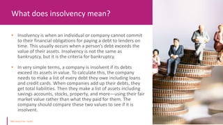 Module 21 - Insolvency as a restructuring approach.pptx
