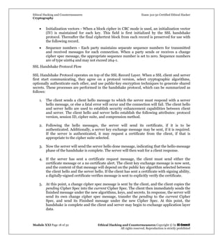 Module 21 (cryptography) | PDF