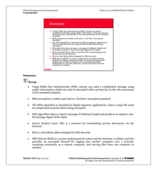 Module 21 (cryptography) | PDF