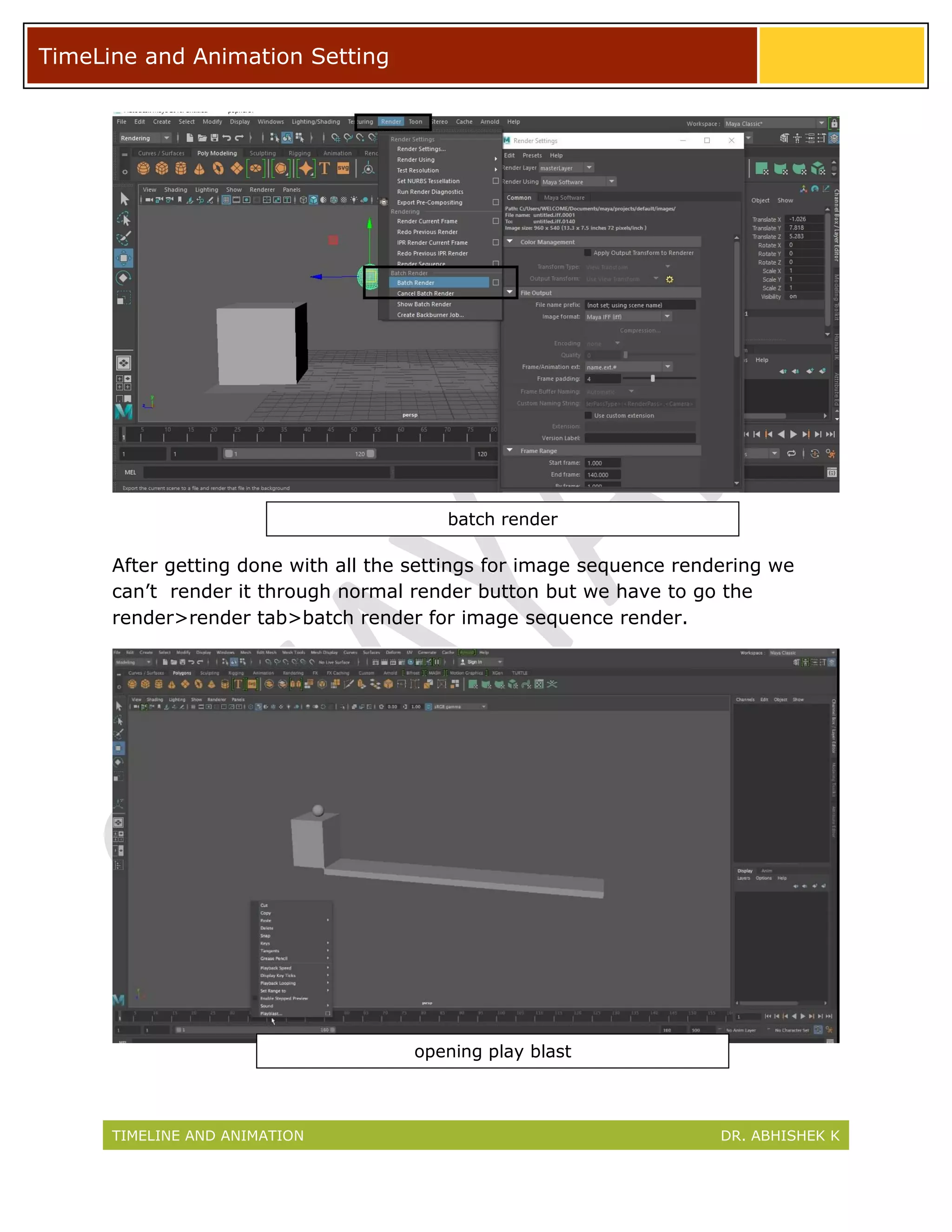 Module 21 getting familiar with timeline and animation setting e text | PDF