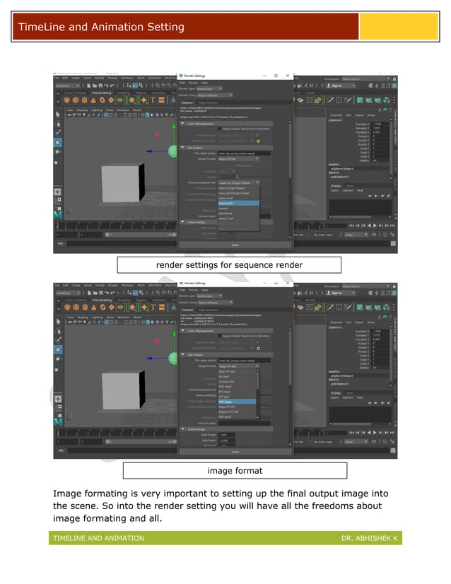 Module 21 getting familiar with timeline and animation setting e text | PDF