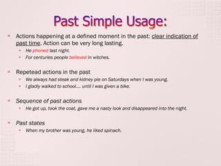 Module 21 past simplecontinuous | PPT