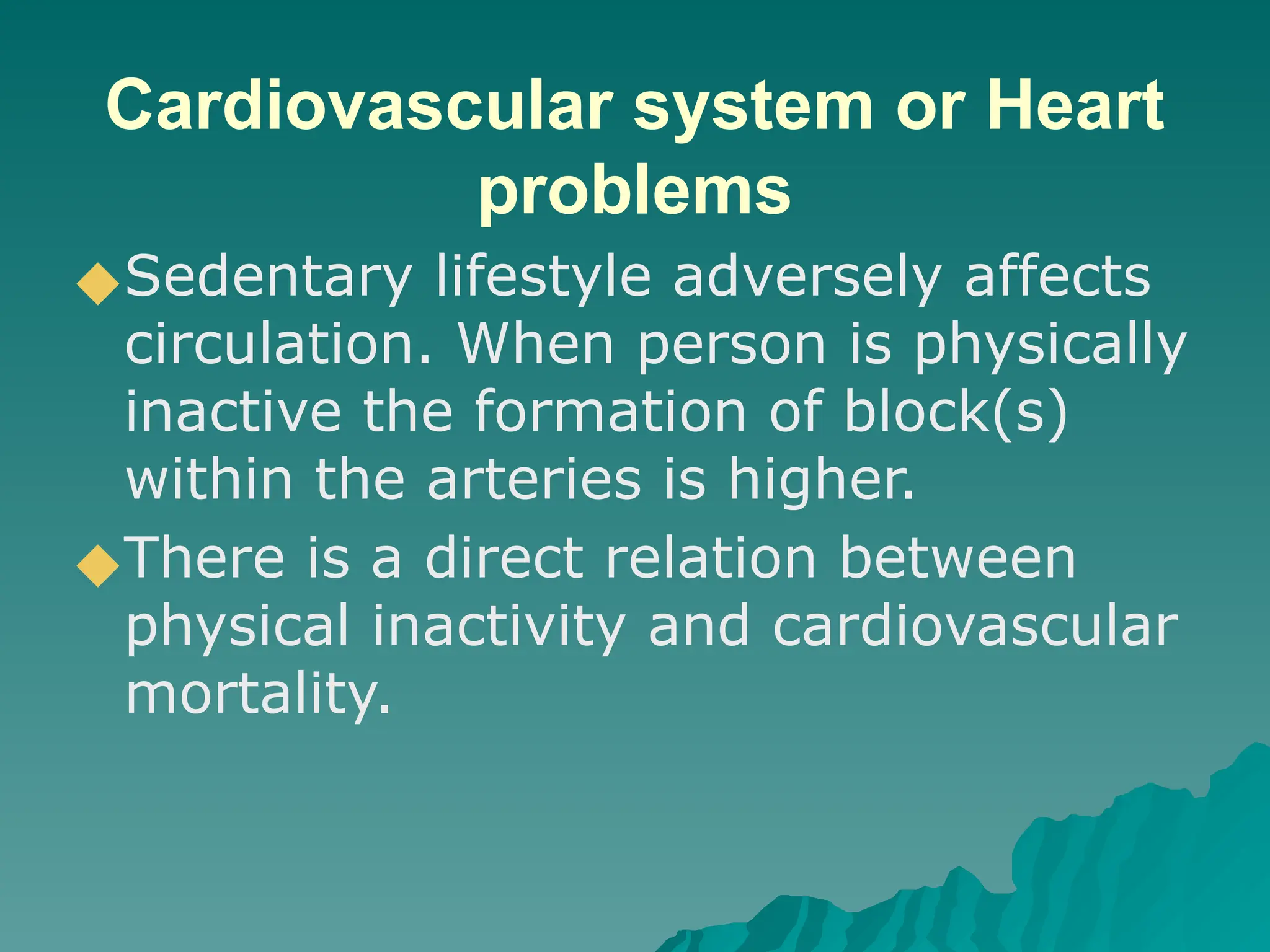 Sedentary Lifestyle and Its Effects on Health | PPTX