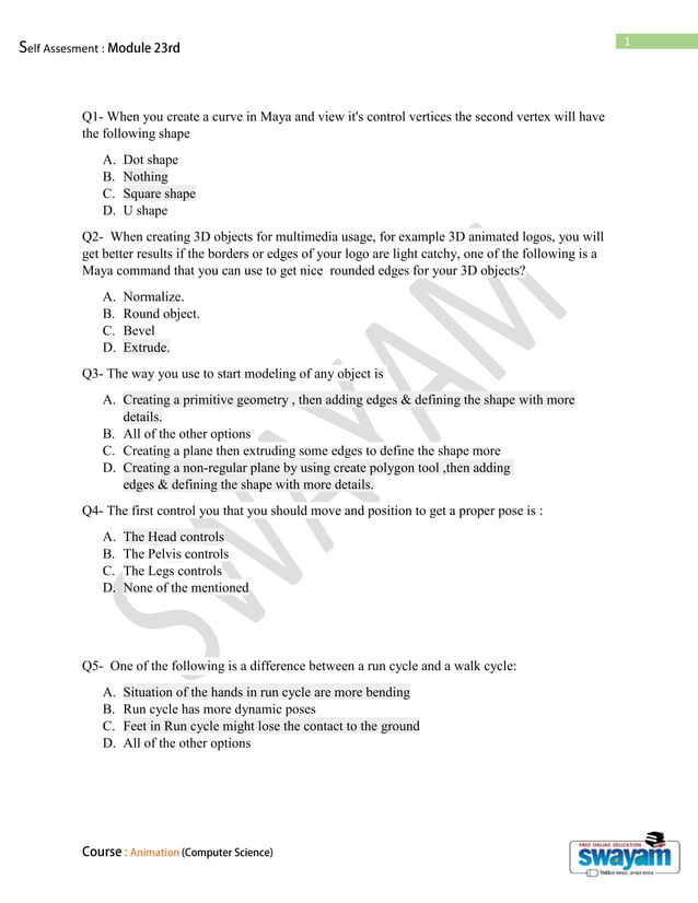 Module 23 animating more complicated objects, creating poses_self ...