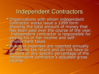 Employee or Independent Contractor? | PPT