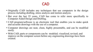 INTRODUCTION TO COMPUTER AIDED DESIGN CAD | PDF