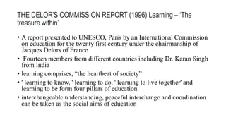 Quality Education, Delor’s Commission Report.pptx