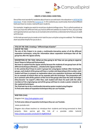 Module 2 activity tools josep glogster | PDF