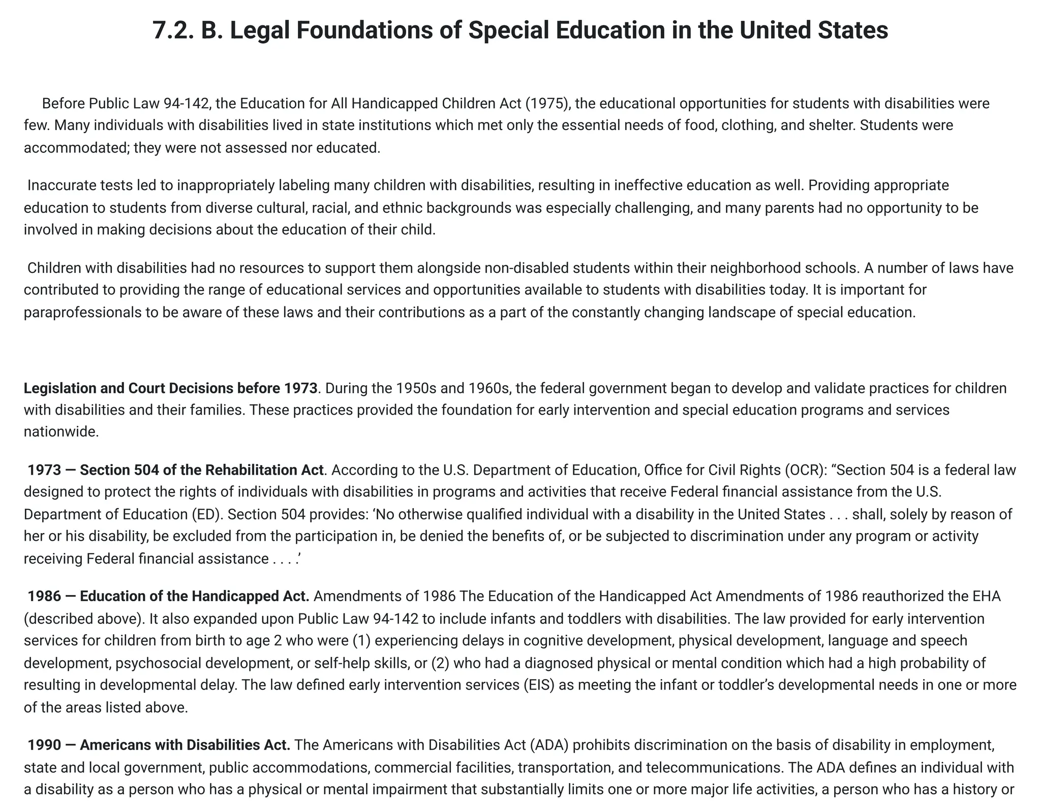 MODULE #2 – ADDRESSING DIVERSITY THROUGH THE YEARS_ SPECIAL AND ...