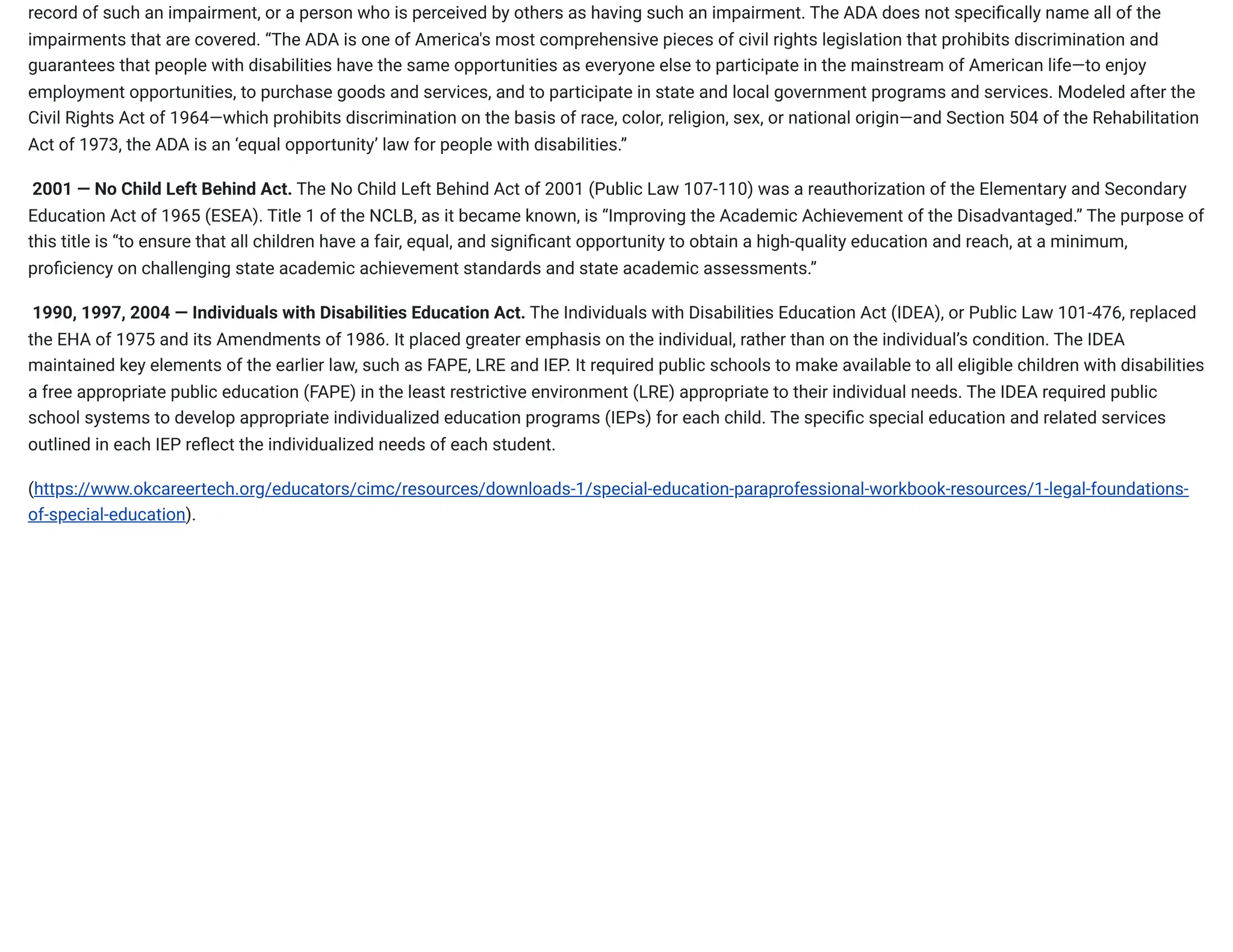 MODULE #2 – ADDRESSING DIVERSITY THROUGH THE YEARS_ SPECIAL AND INCLUSIVE EDUCATION _ NEUVLE.pdf