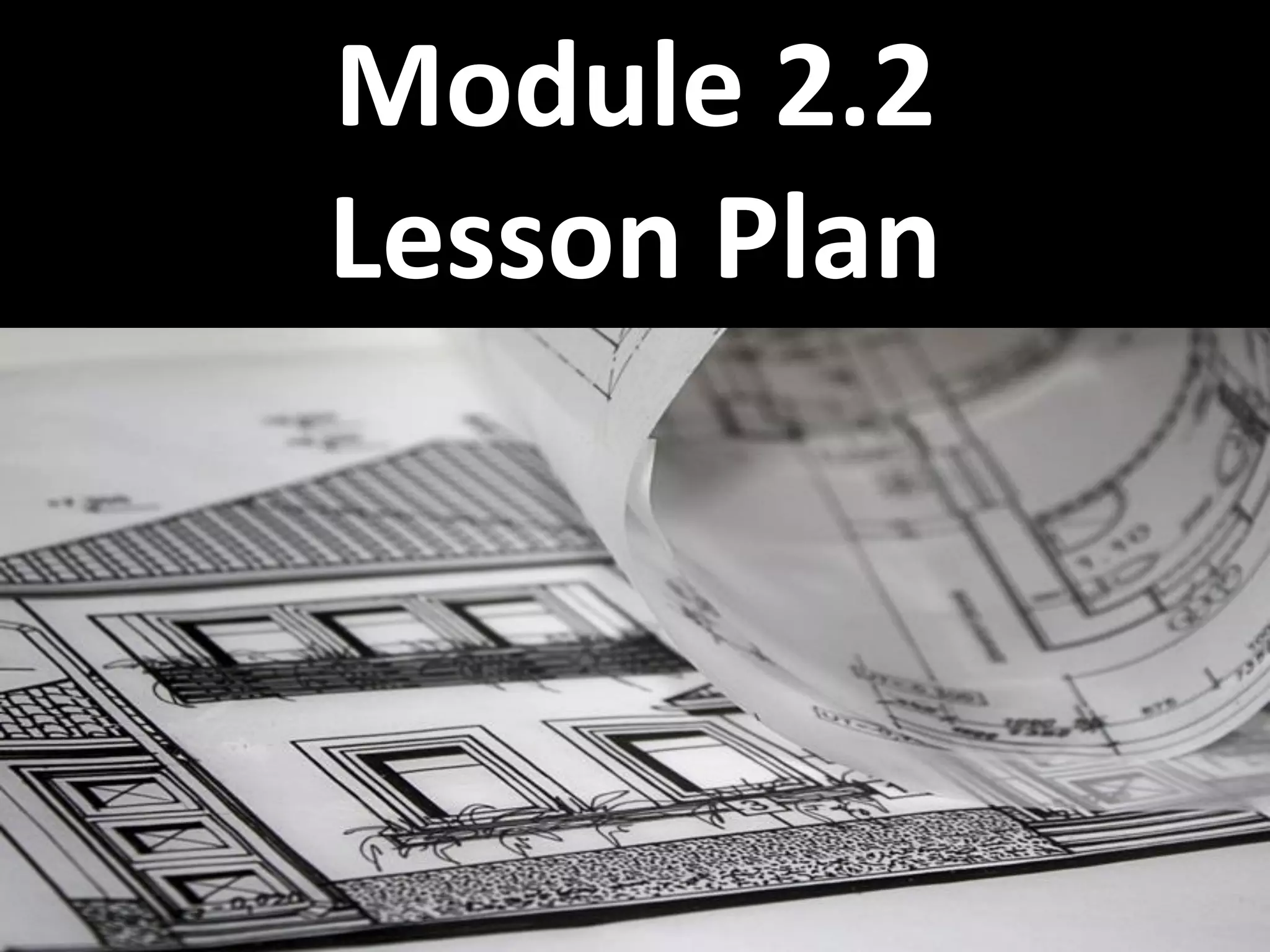 Module 2a lesson plan basic instructional skills | PDF
