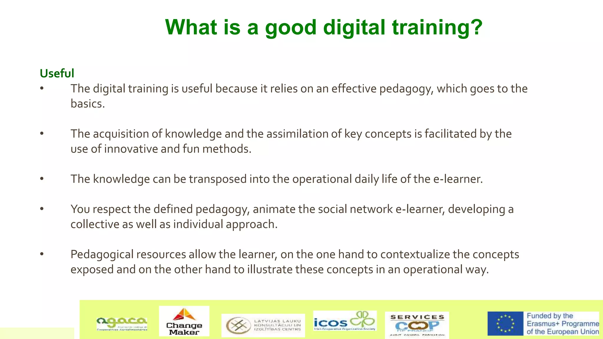 Animate a digital training session - Training of trainers - LeadFarm ...