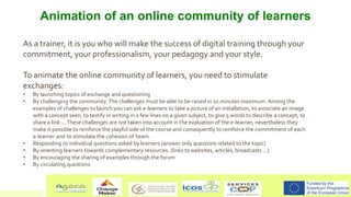 Animate a digital training session - Training of trainers - LeadFarm ...