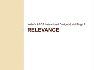 ARCS Instructional Design Model: Motivating Learners | PPSX