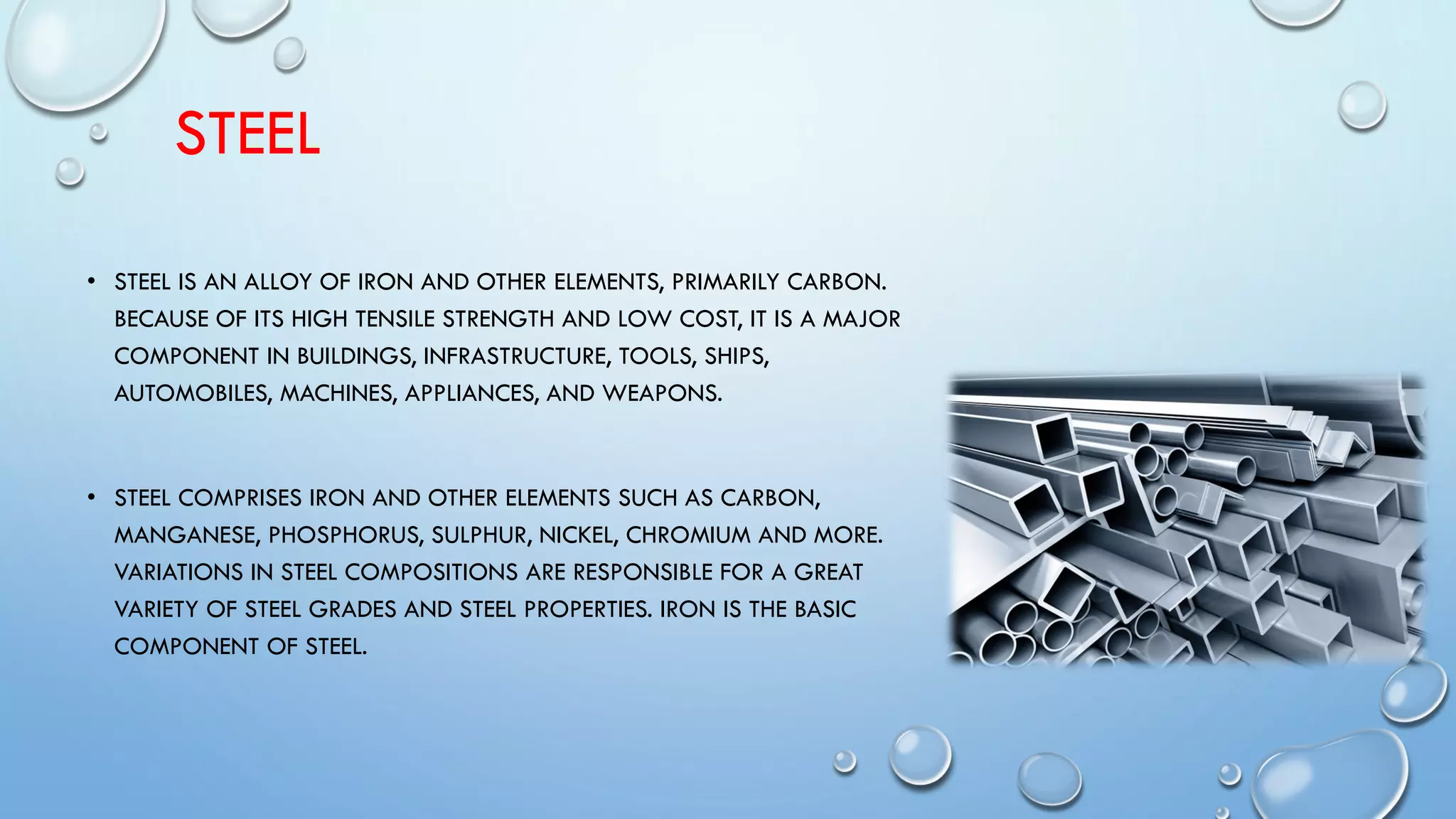 Iron and steel as building material | PDF
