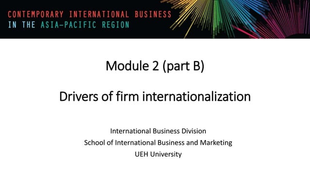 Module 2B Drivers of firm internationalization.pptx